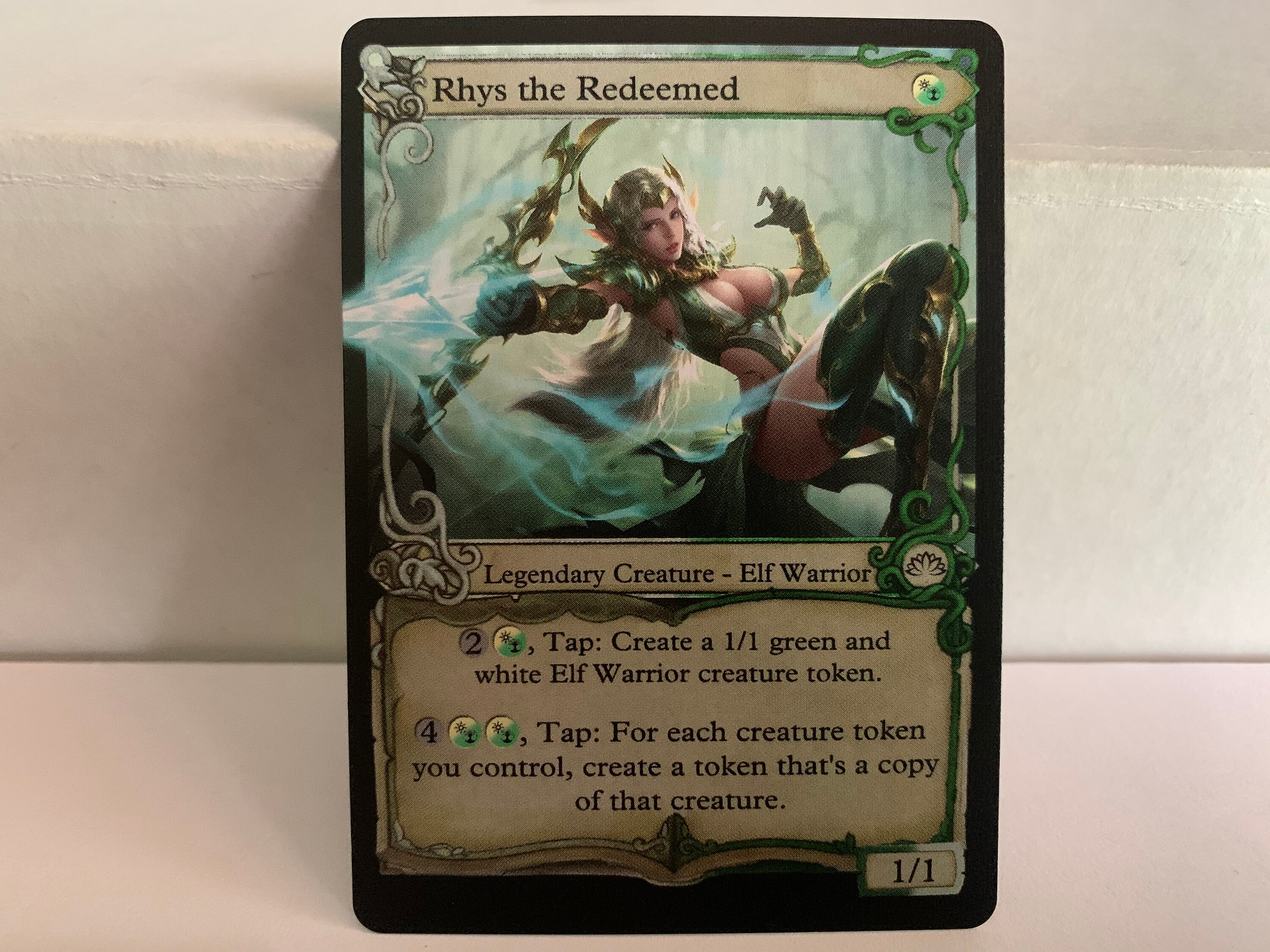 Rhys the Redeemed Show Case Border MTG Alter Commander | Etsy