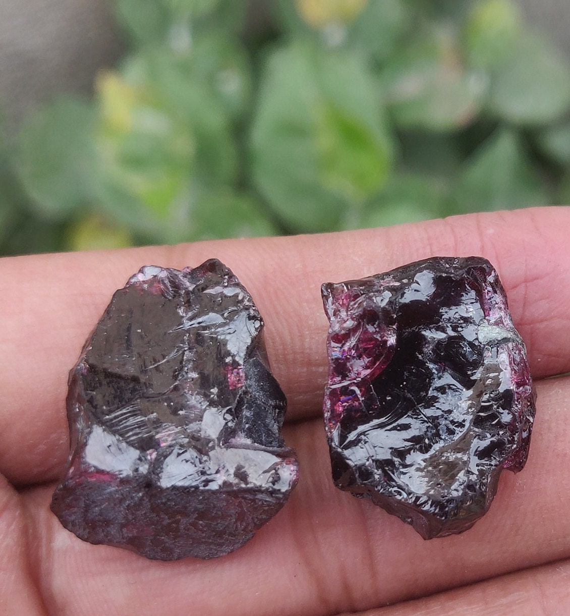 Garnet Rough Raw Garnet 2 Pieces of Top Quality Natural Raw - Etsy