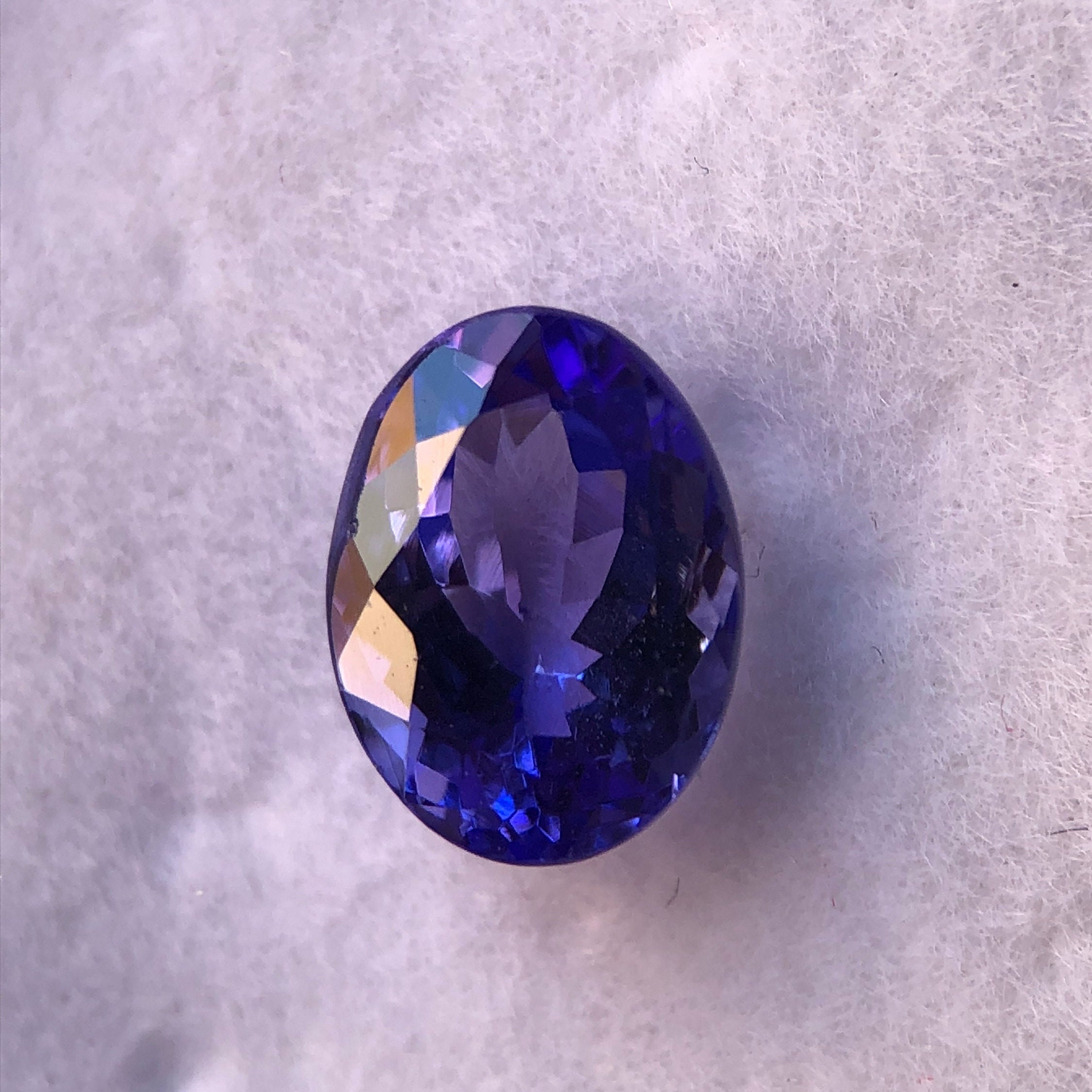 AAA Quality Natural Dblock Tanzanite Gemstone - Top Grade Oval Faceted ...