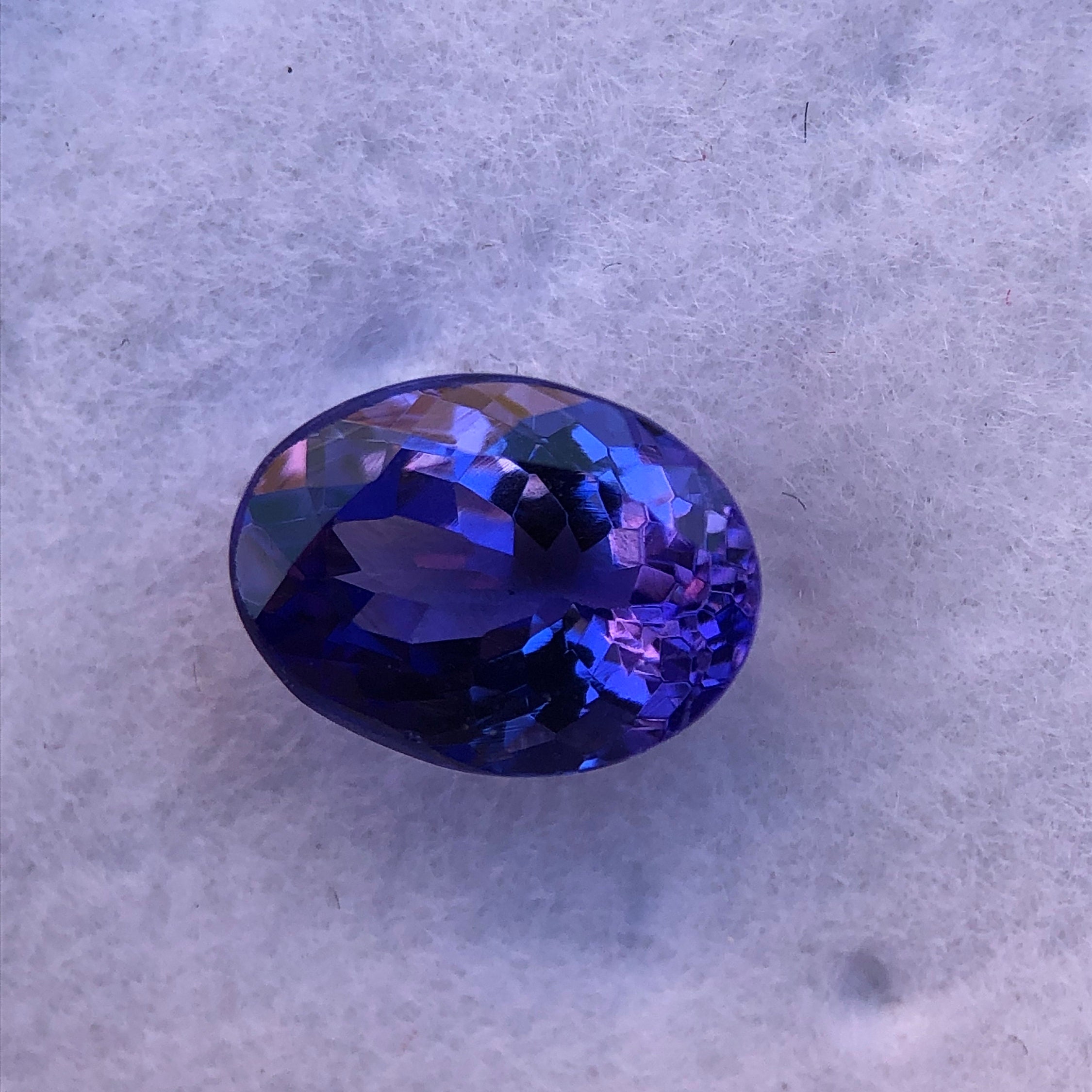 AAA Quality Natural Dblock Tanzanite Gemstone - Top Grade Oval Faceted ...