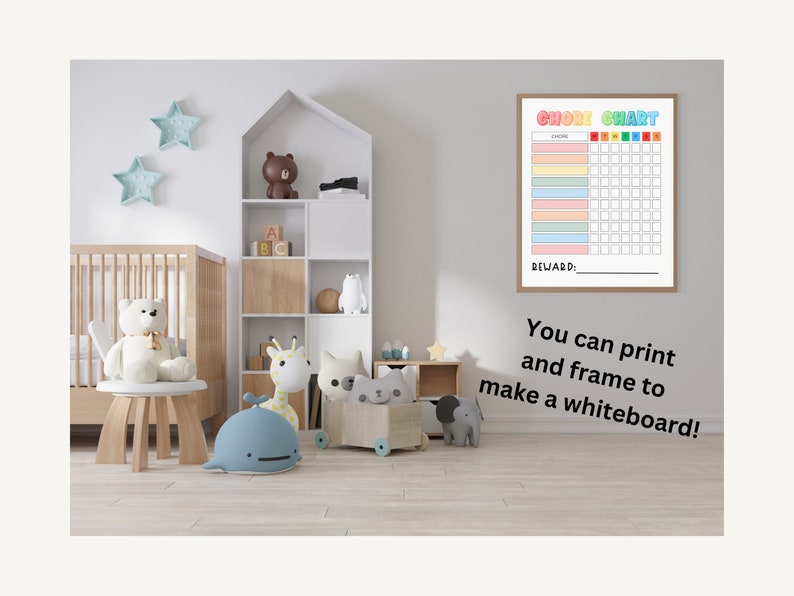 Kids Printable Chore Chart, Weekly Chore Chart, Kids Printable Schedule ...