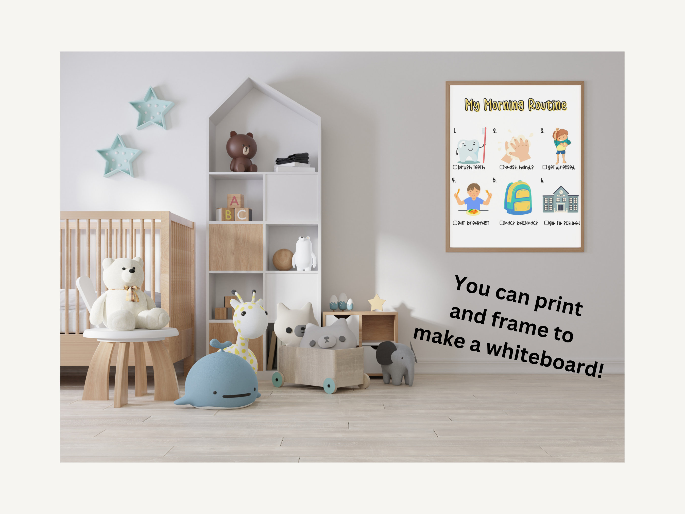 Kids Visual Morning Routine, Kids Morning Checklist, Visual Checklist ...