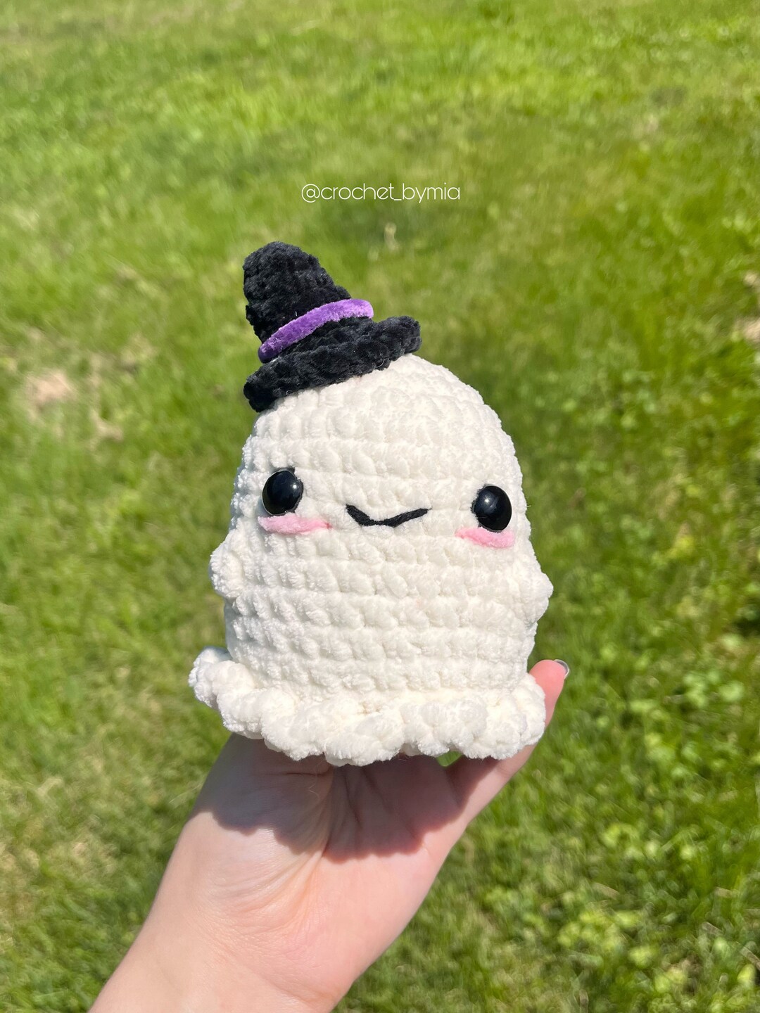 PATTERN Crochet No Sew Ghost +hat - Etsy