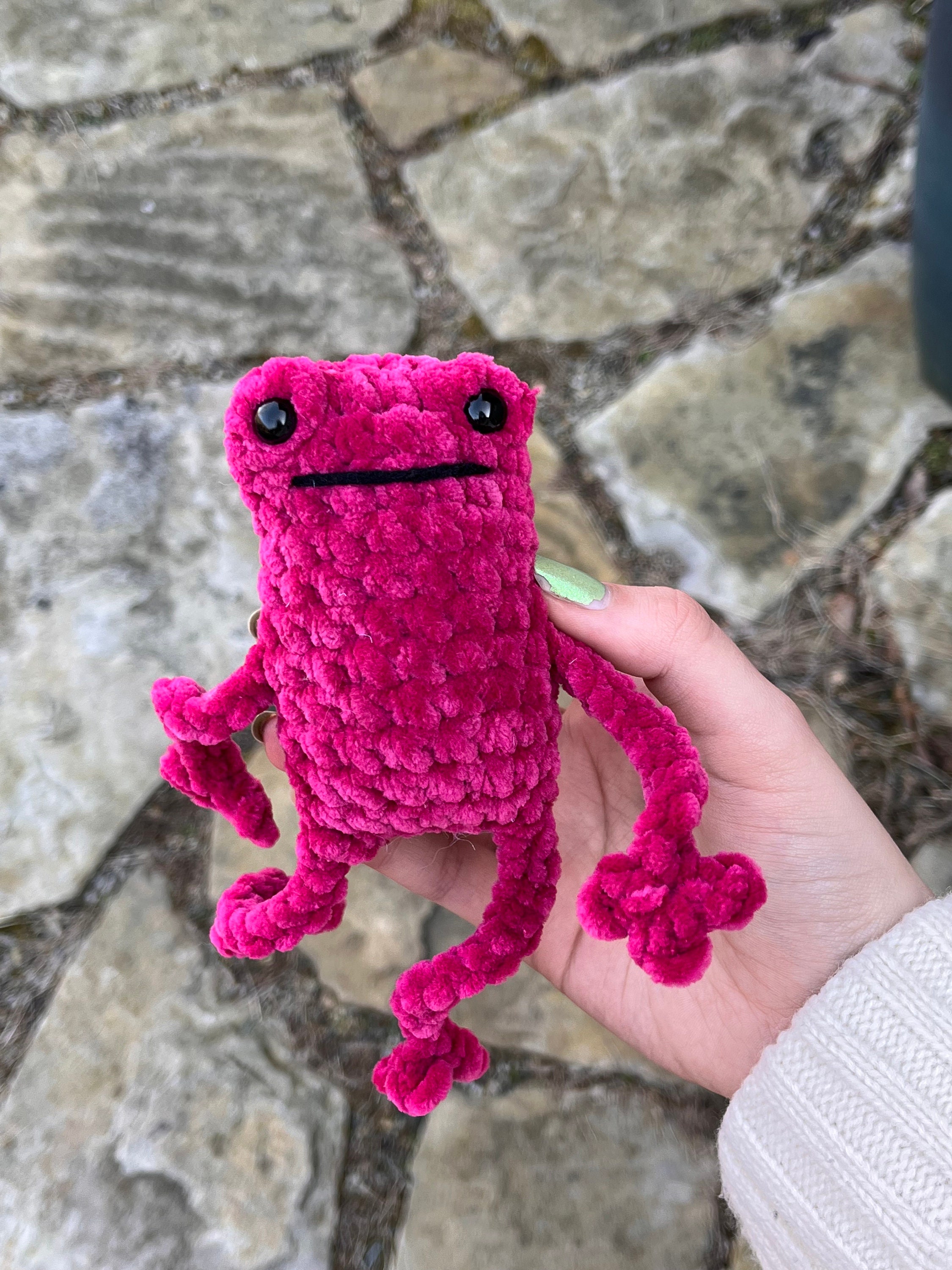 Crochet Long Leggy Frog Plushie - Etsy