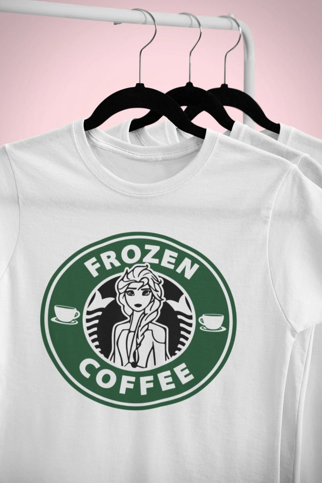 Starbucks Frozen Coffee, Elsa Coffee Kids and Adults T-shirt - Etsy