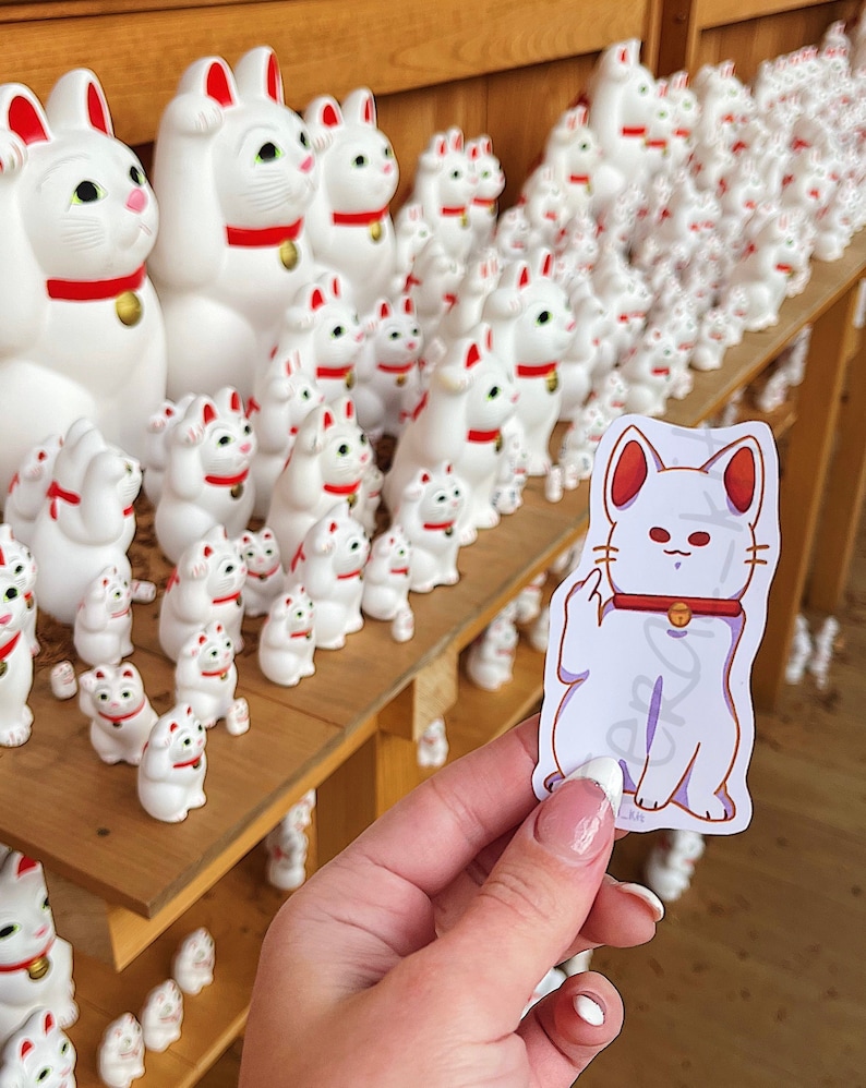 Lucky, Waving Cat, Maneki-neko, Gotoku-ji Temple, Japan, Setagaya ...