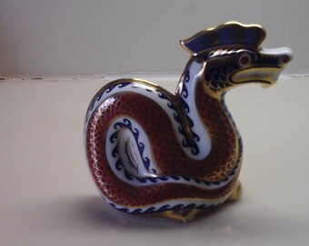 Crown Derby Dragon - Etsy