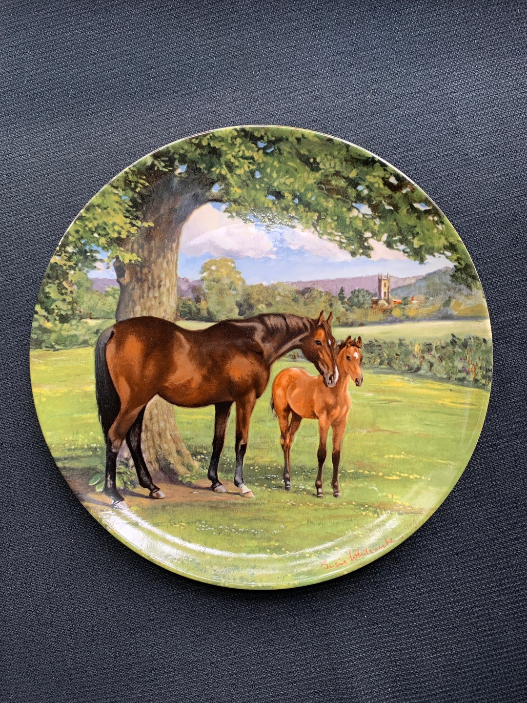 SPODE THOROUGHBRED Collector's PLATE - Etsy