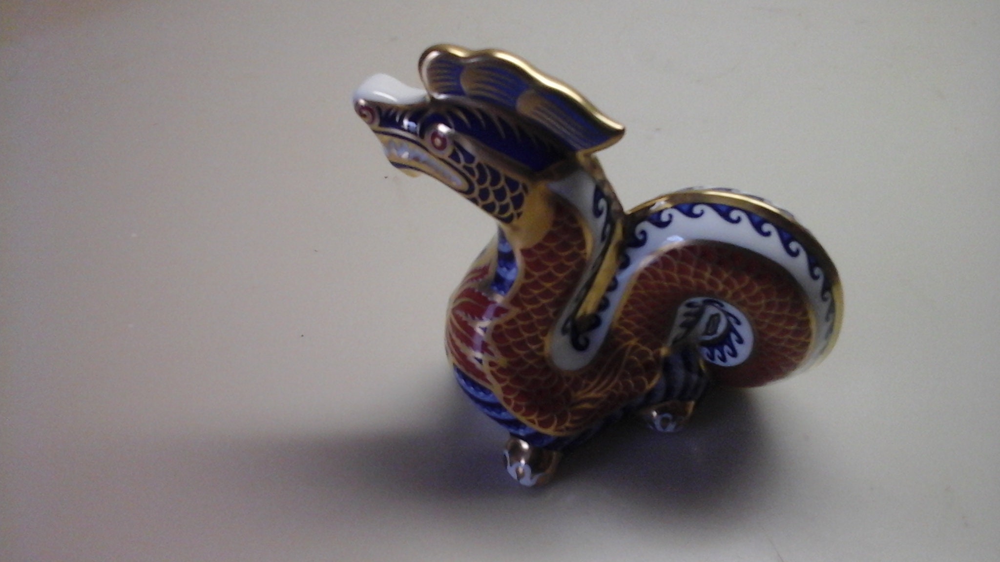 ROYAL CROWN DERBY Dragon Paperweight Figurine - Etsy UK