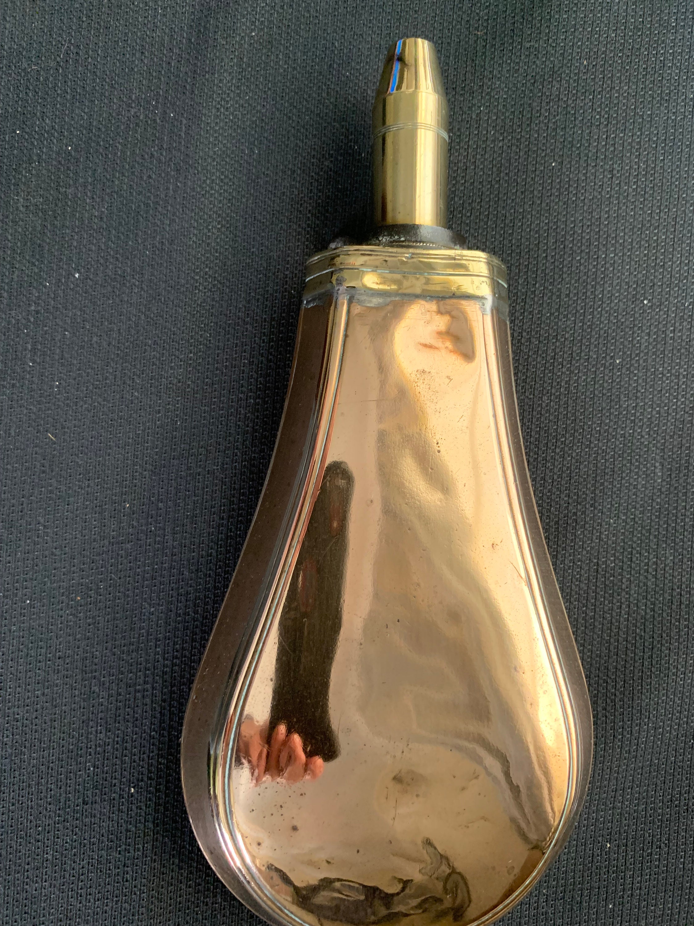 Antique COPPER POWDER FLASK - Etsy