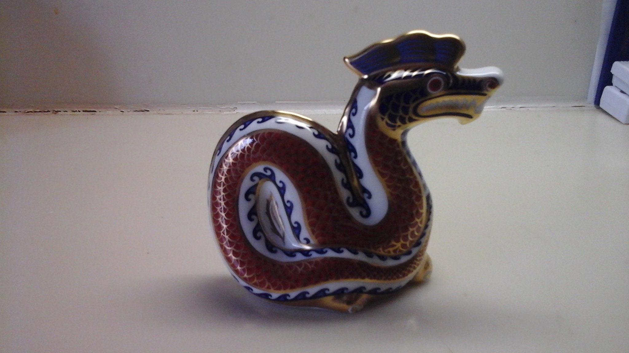 ROYAL CROWN DERBY Dragon Paperweight Figurine - Etsy UK