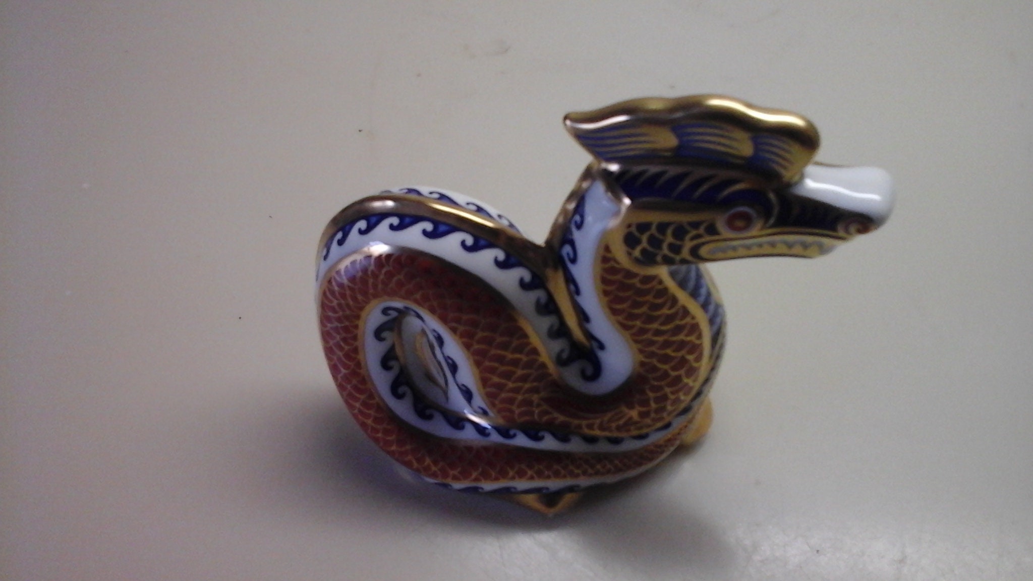 ROYAL CROWN DERBY Dragon Paperweight Figurine - Etsy UK