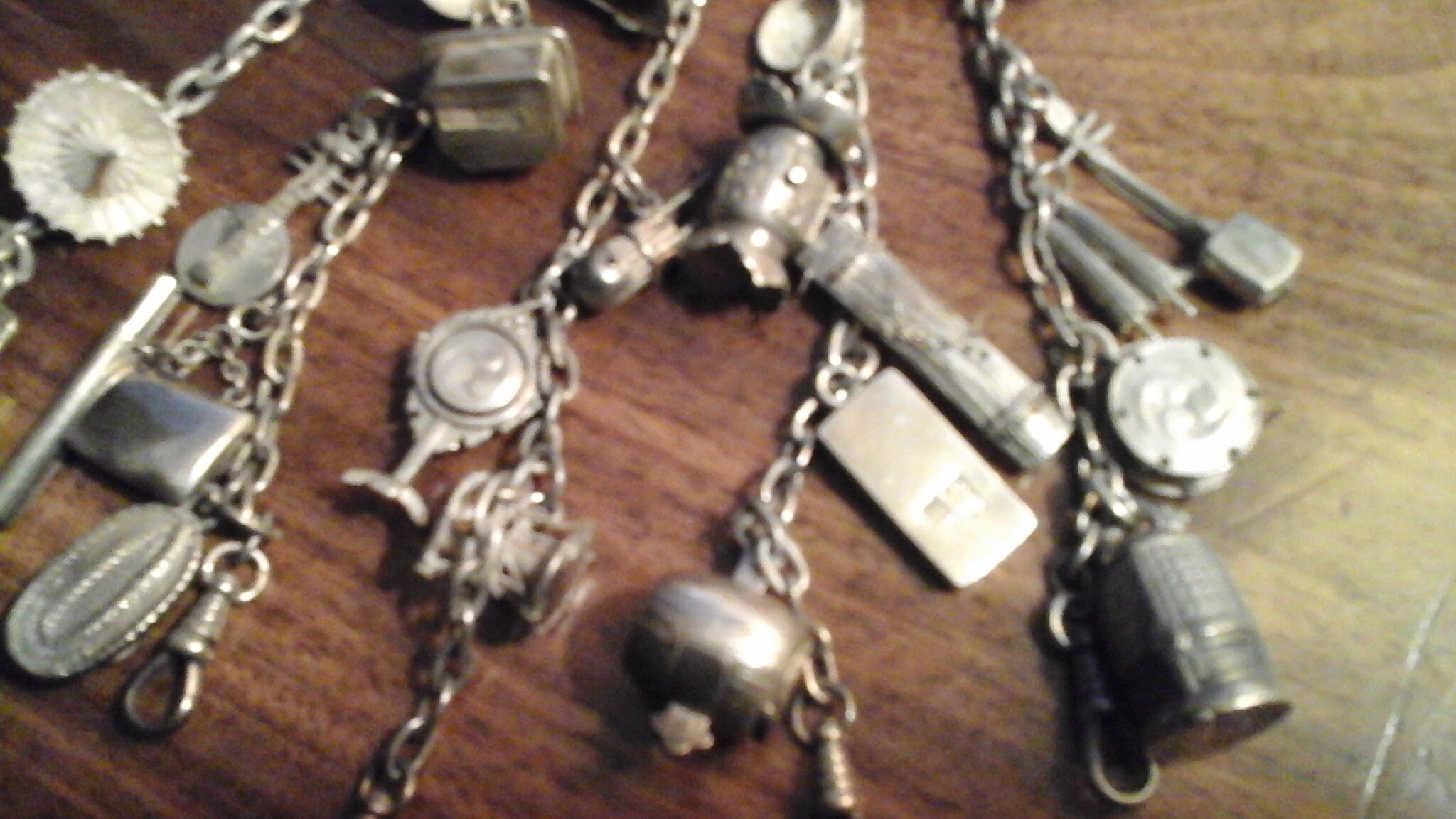 ANTIQUE JAPANESE SILVER Dragon Pin With Charms - Etsy