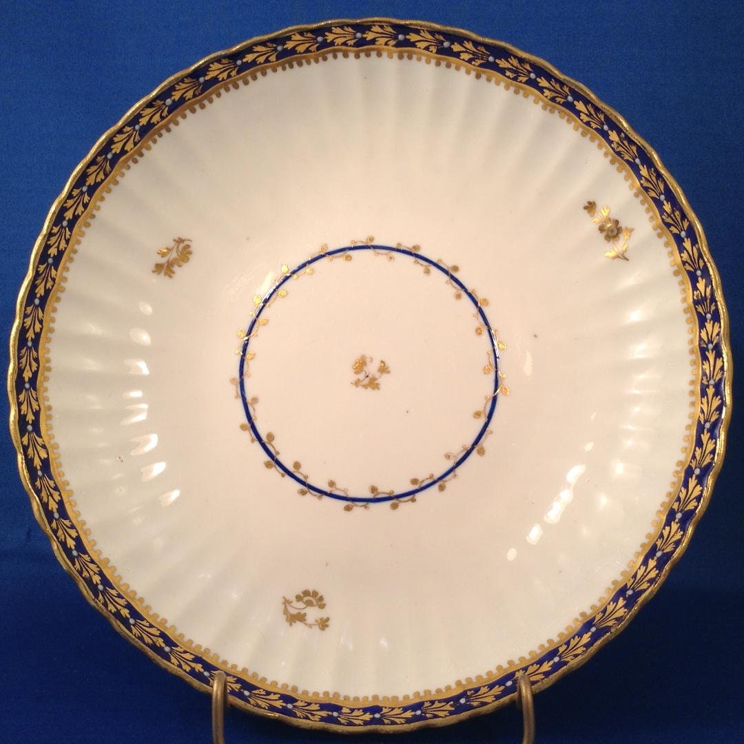 Royal Crown Derby Duesbury Period Puce Marked Saucer Dish Circa 1785-90 ...