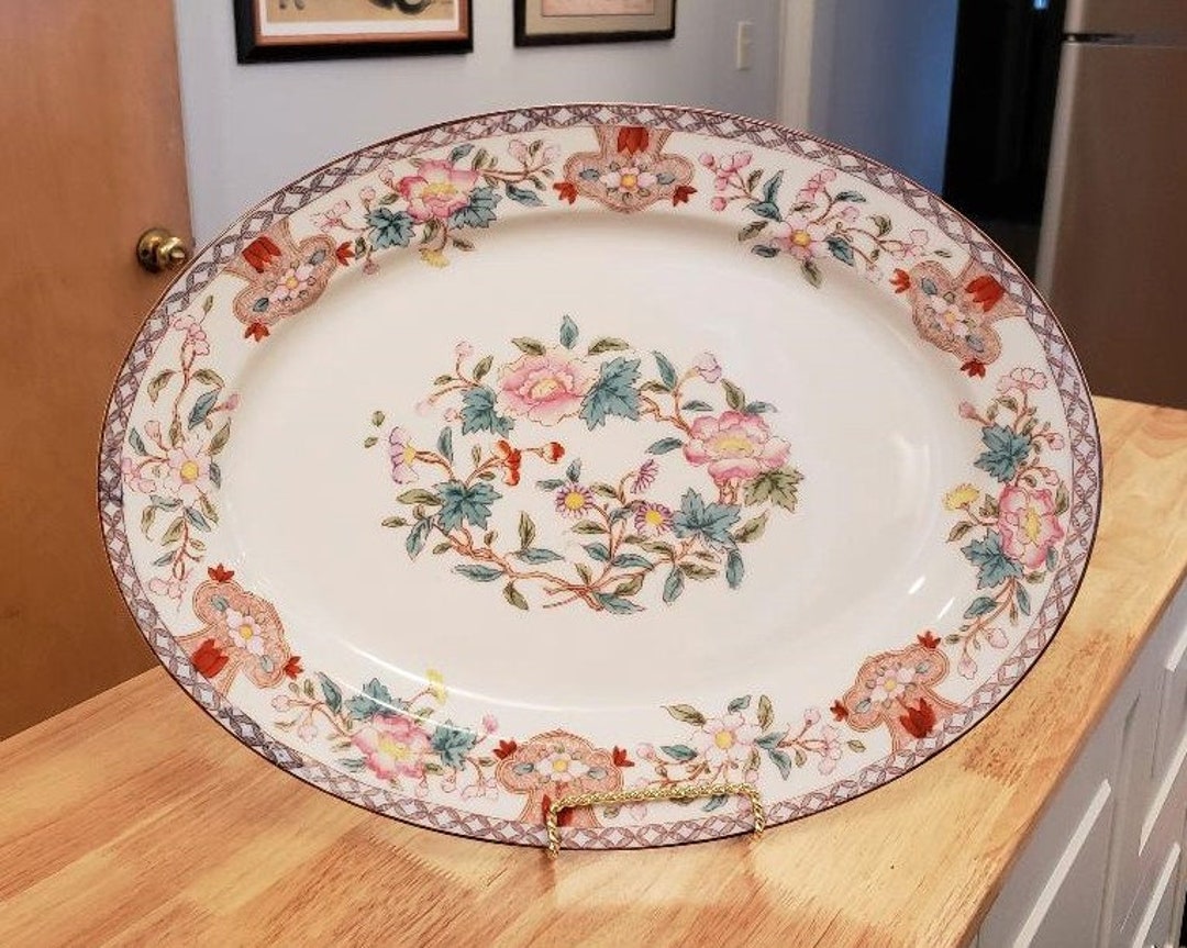 Oval Noritake/nippon Platter Derby Pattern Vintage - Etsy