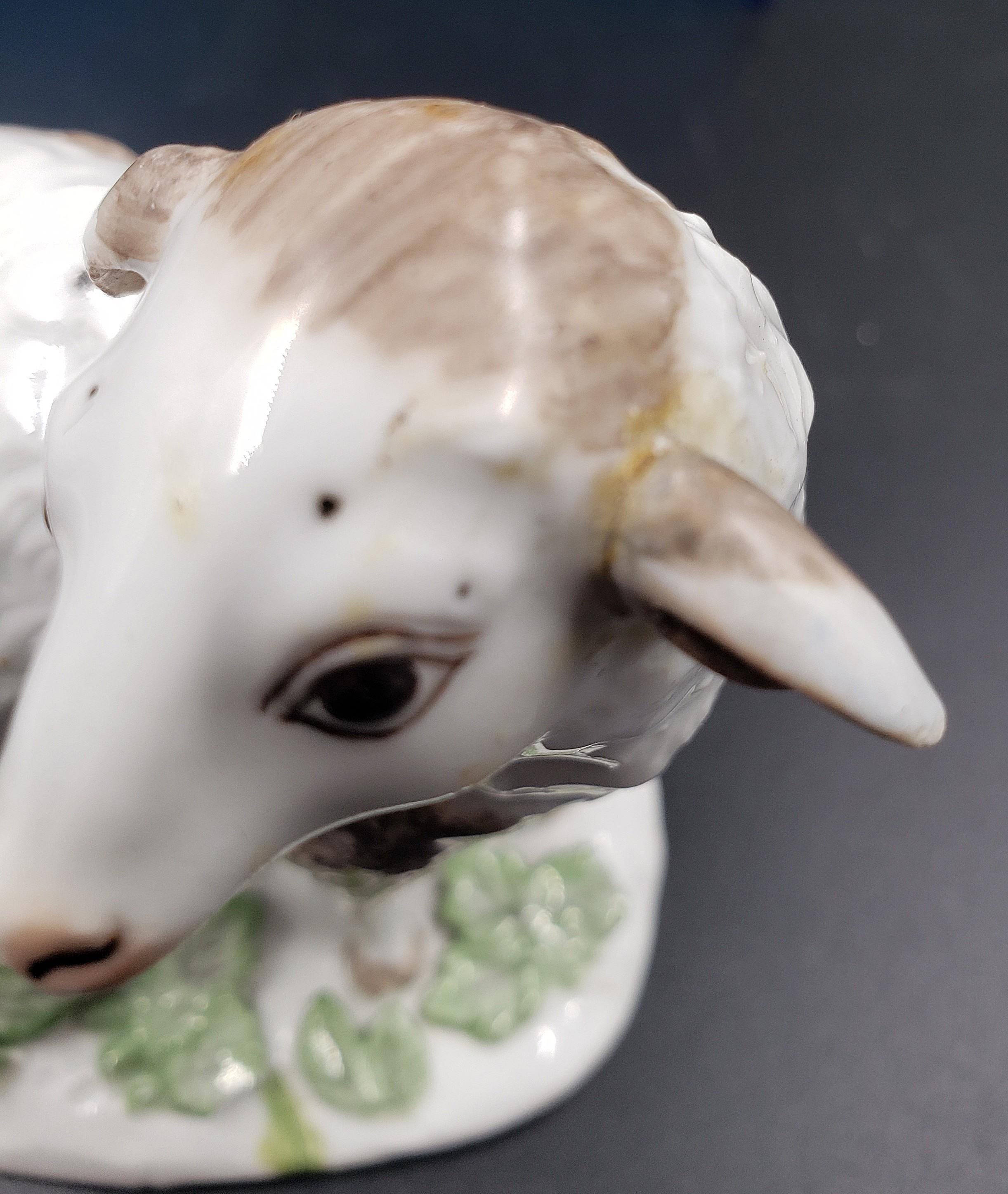 Meissen Porcelain Sheep Figure Circa 1750 - Etsy