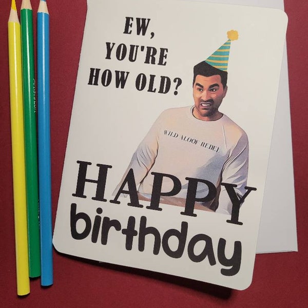 Ew David Birthday Card - Etsy