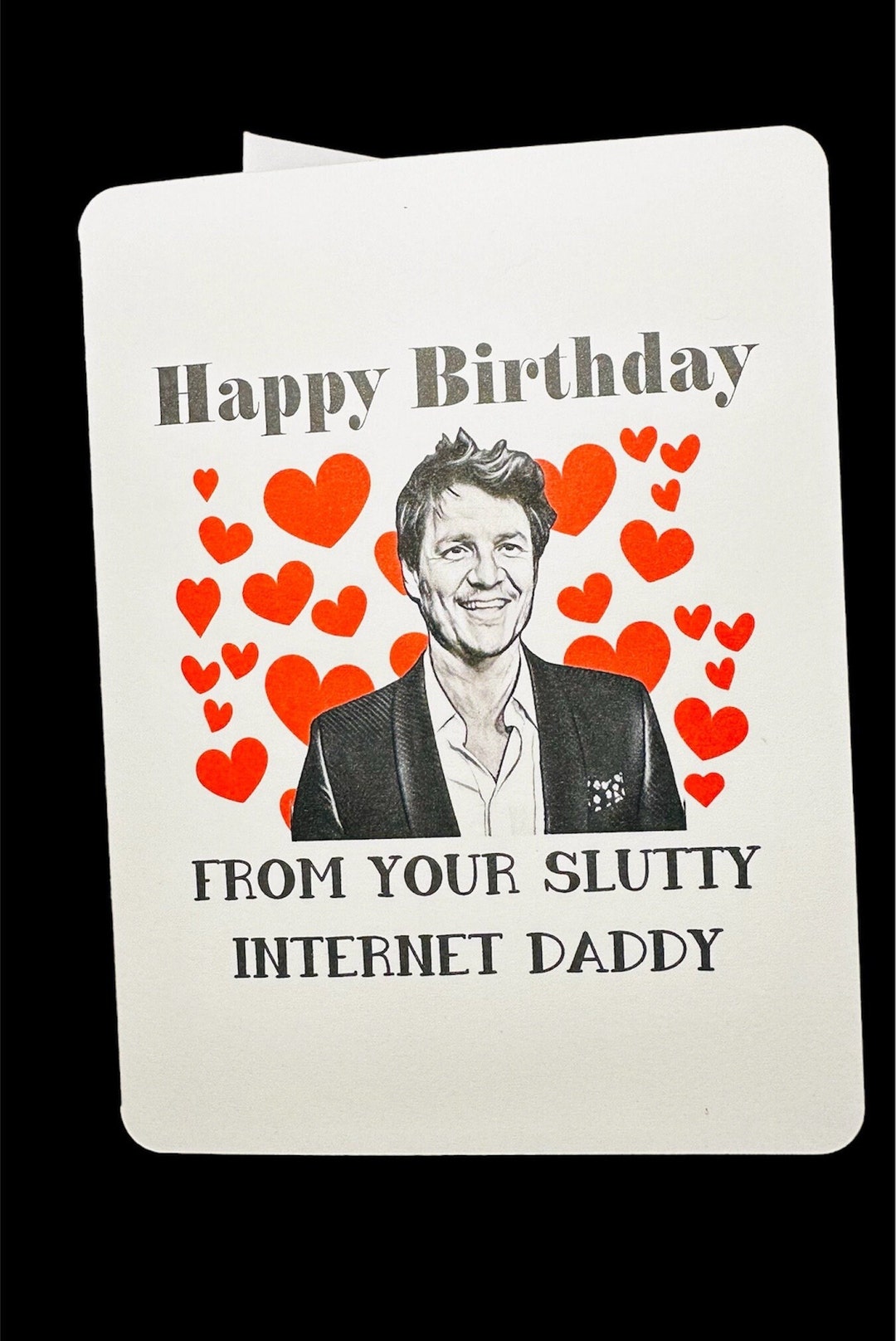 Pedro Pascal Birthday Birthday Card Funny Card Daddy - Etsy