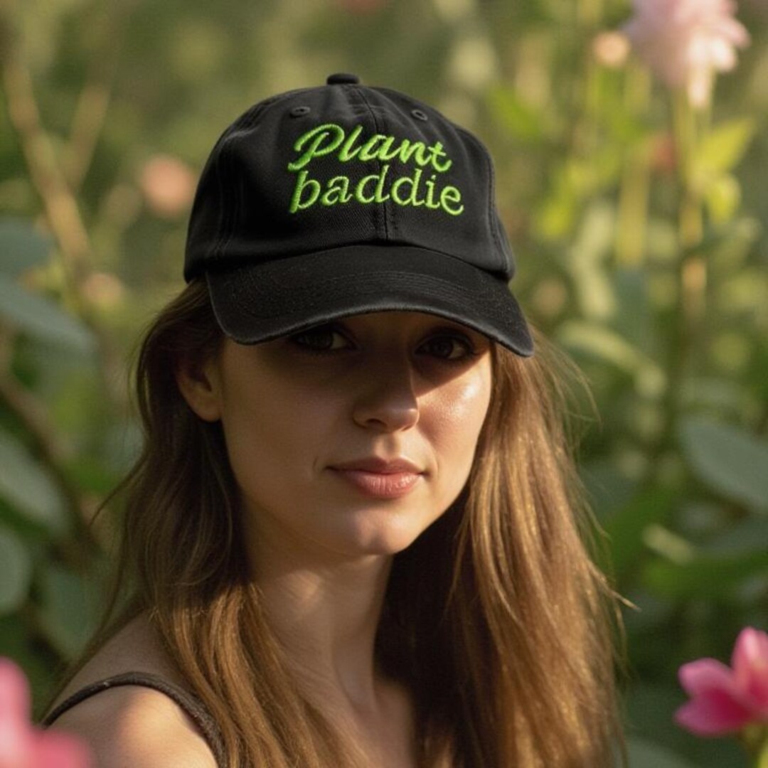 Plant Baddie Hat | Plant Lovers Gift | Baseball Hat for Women | Funny ...