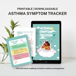 Asthma Symptom Tracker - Printable and Customizable Respiratory Health ...