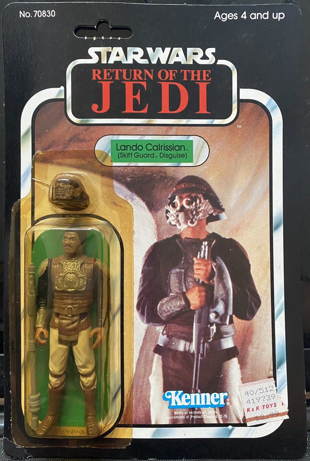 Vintage Star Wars 1983 Kenner Return of the Jedi Lando Skiff Guard ...
