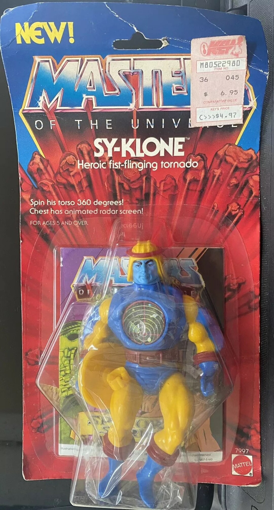 Vintage Mattel 1984 Masters of the Universe MOTU Sy-klone Action Figure ...