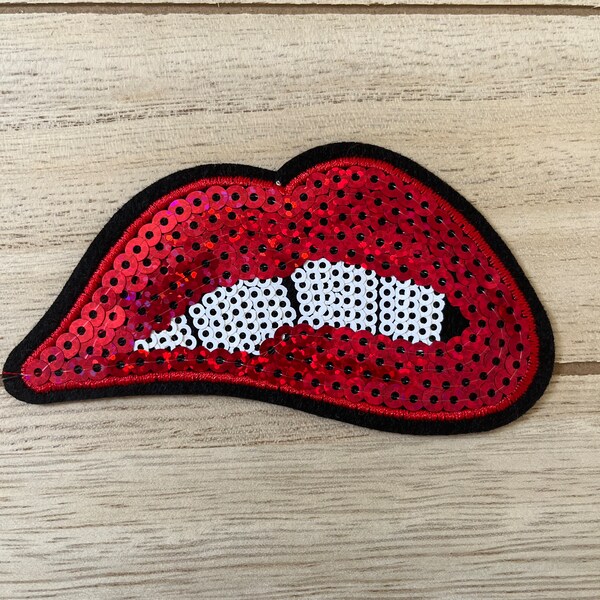 Lips Patch - Etsy