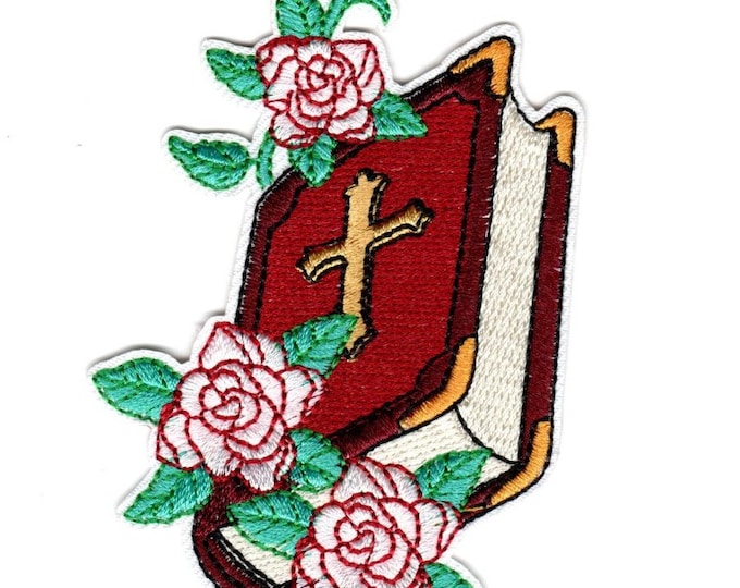 Religious Bible Cross Faith, God, Prayer Patch Iron on Patch ...