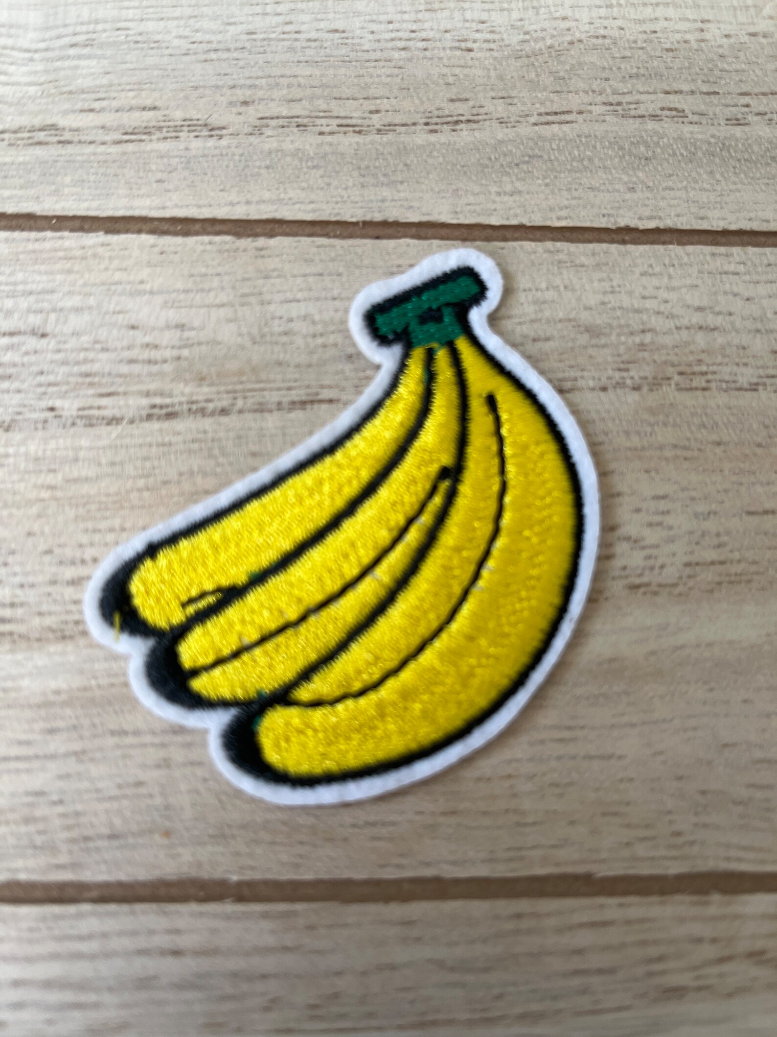 Yellow Banana Bananas Iron On Embroidered Applique Patch - Etsy
