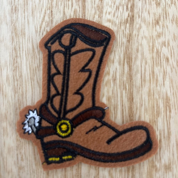 Cowboy Boot Applique - Etsy