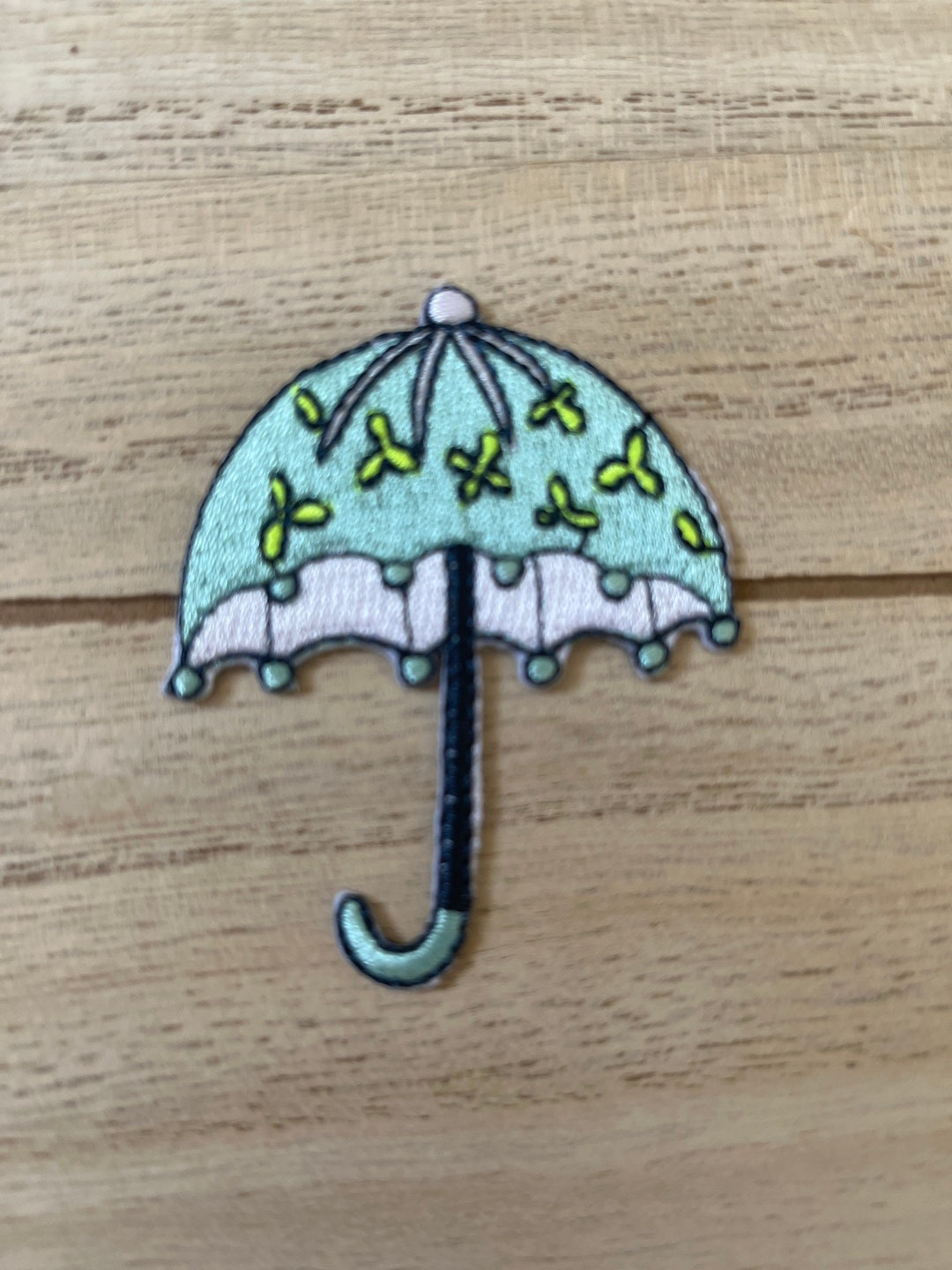 Umbrellas Rain Showers Iron On, Embroidered Applique, Patch, Supplies ...