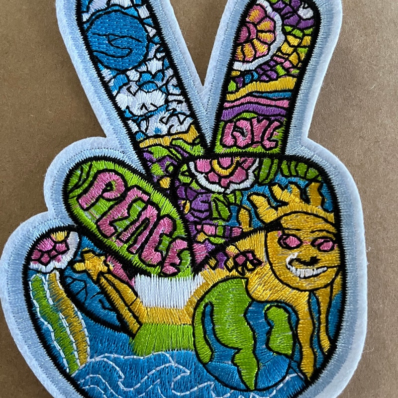 Hippie Iron On - Etsy