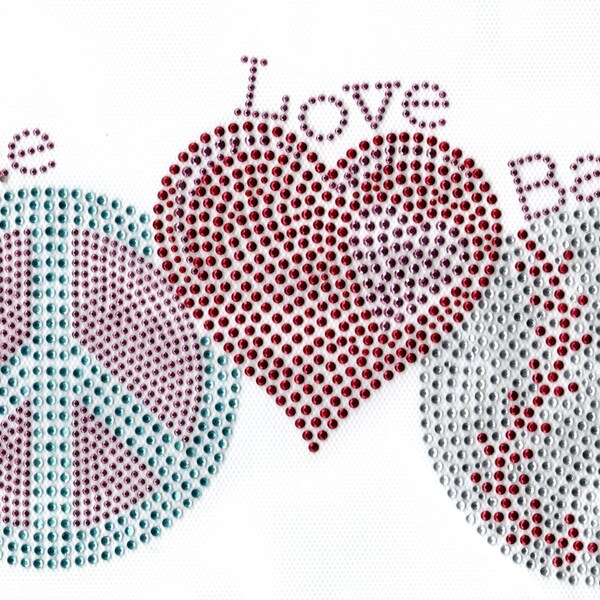 Rhinestone Transfer - Etsy