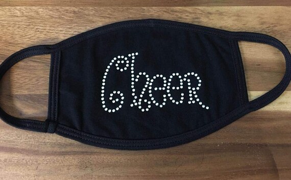 Cheer Cheerleader Squad Team Spirit Theme Face Mask Cotton - Etsy
