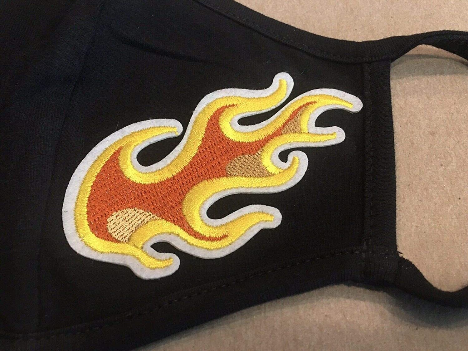 Fire Flame Racing Flaming Fire Streak Design Design Face Mask - Etsy UK