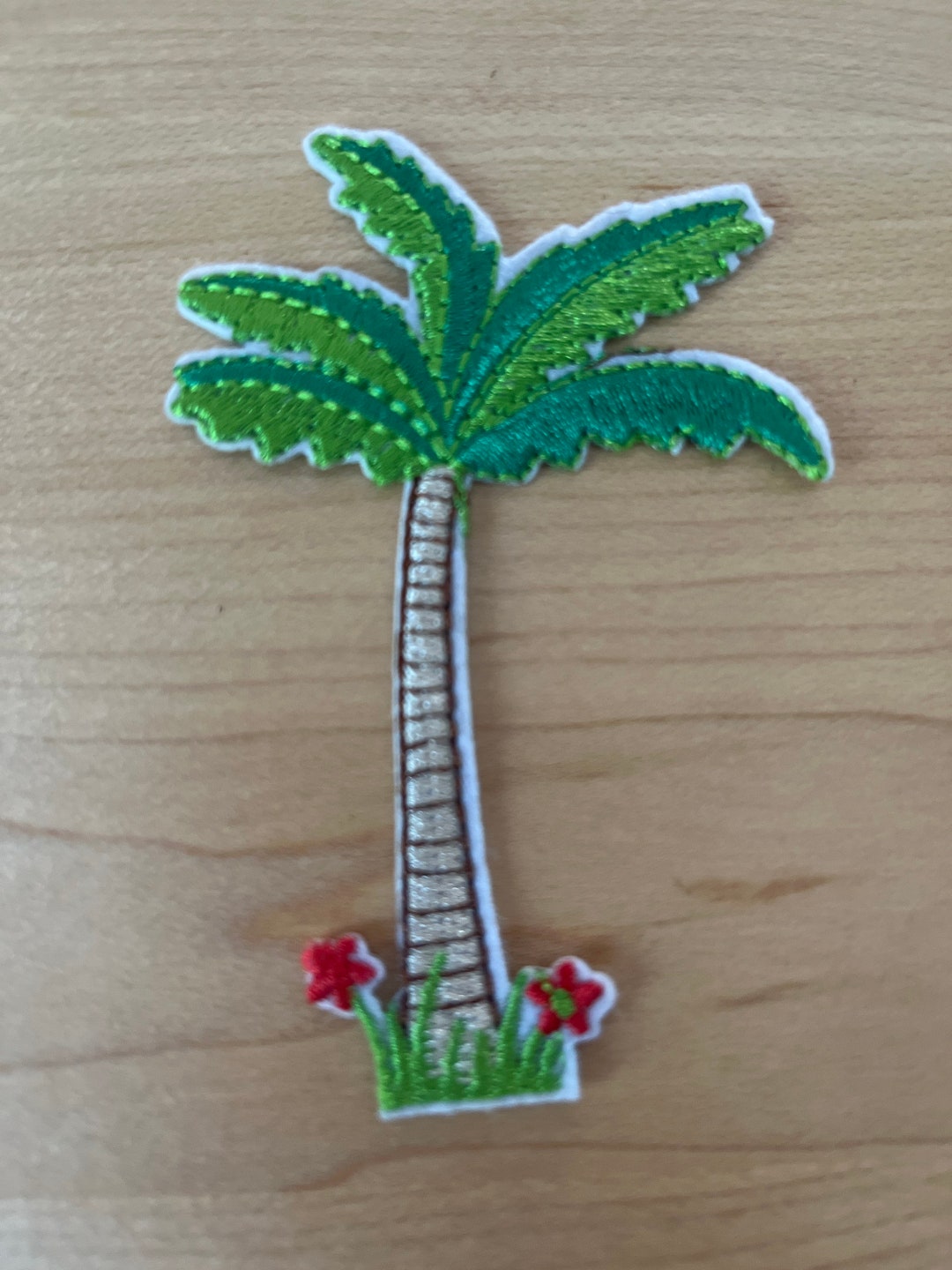 Palm Tree Patch,iron on Patch,embroidered Patch,applique, Sew on Patch ...
