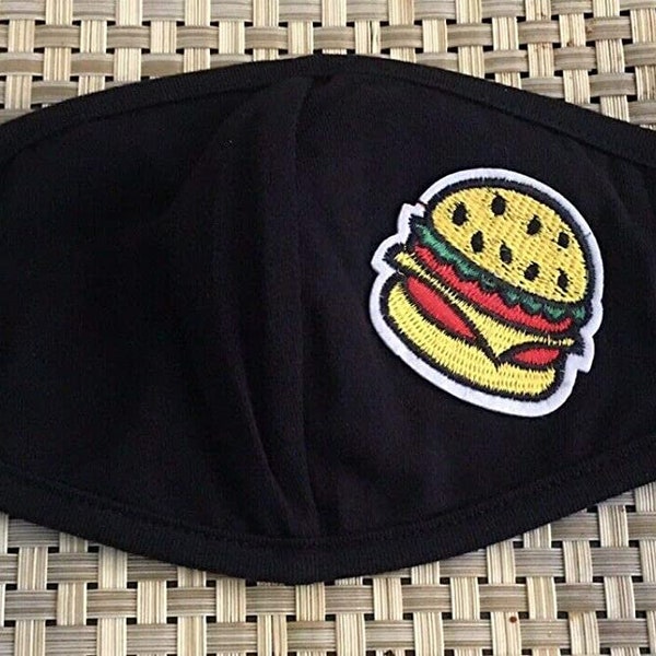 Hamburger Mask - Etsy