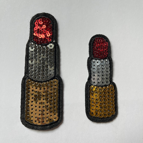 Lipstick Applique - Etsy
