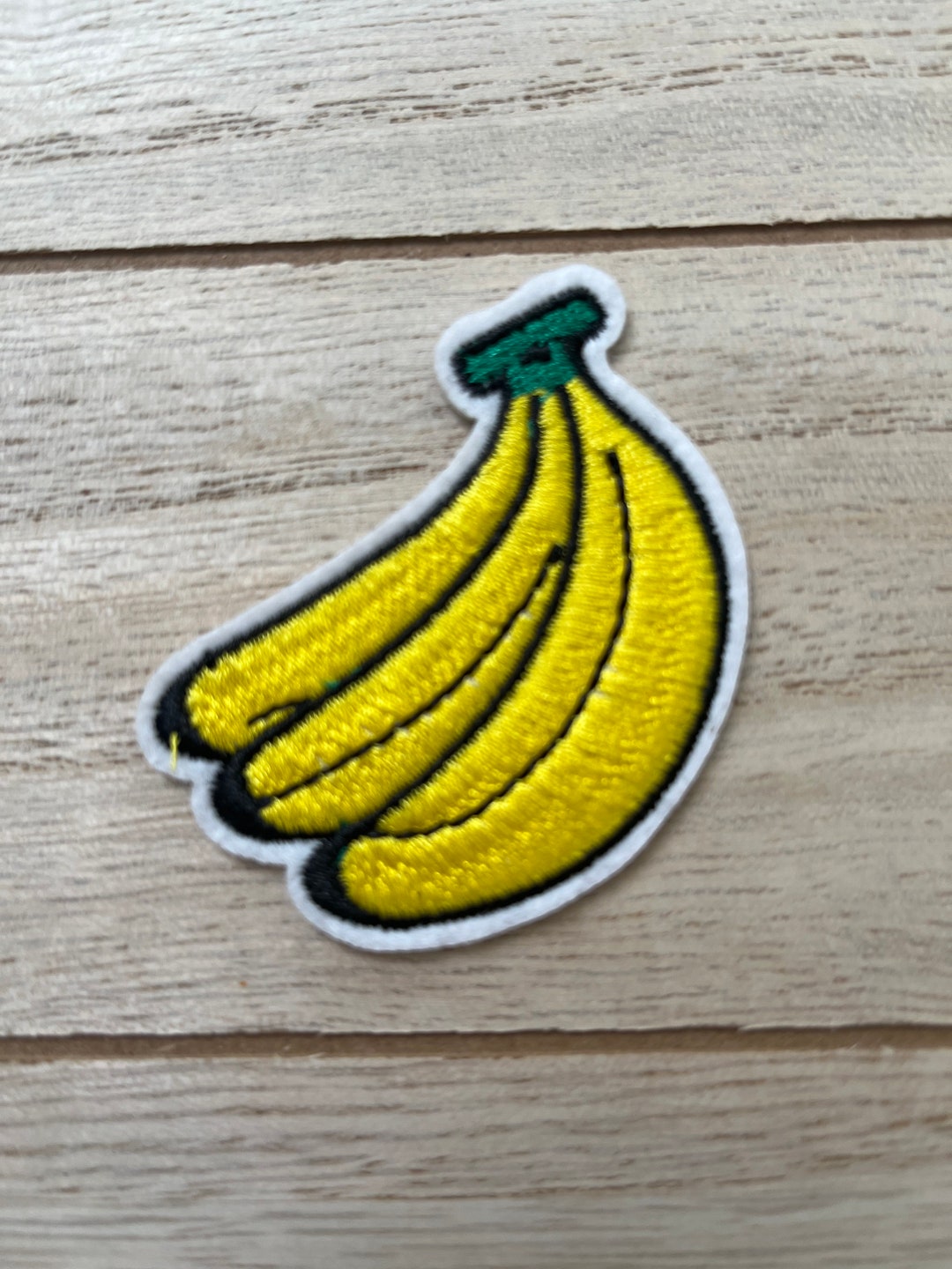 Yellow Banana Bananas Iron On Embroidered Applique Patch - Etsy