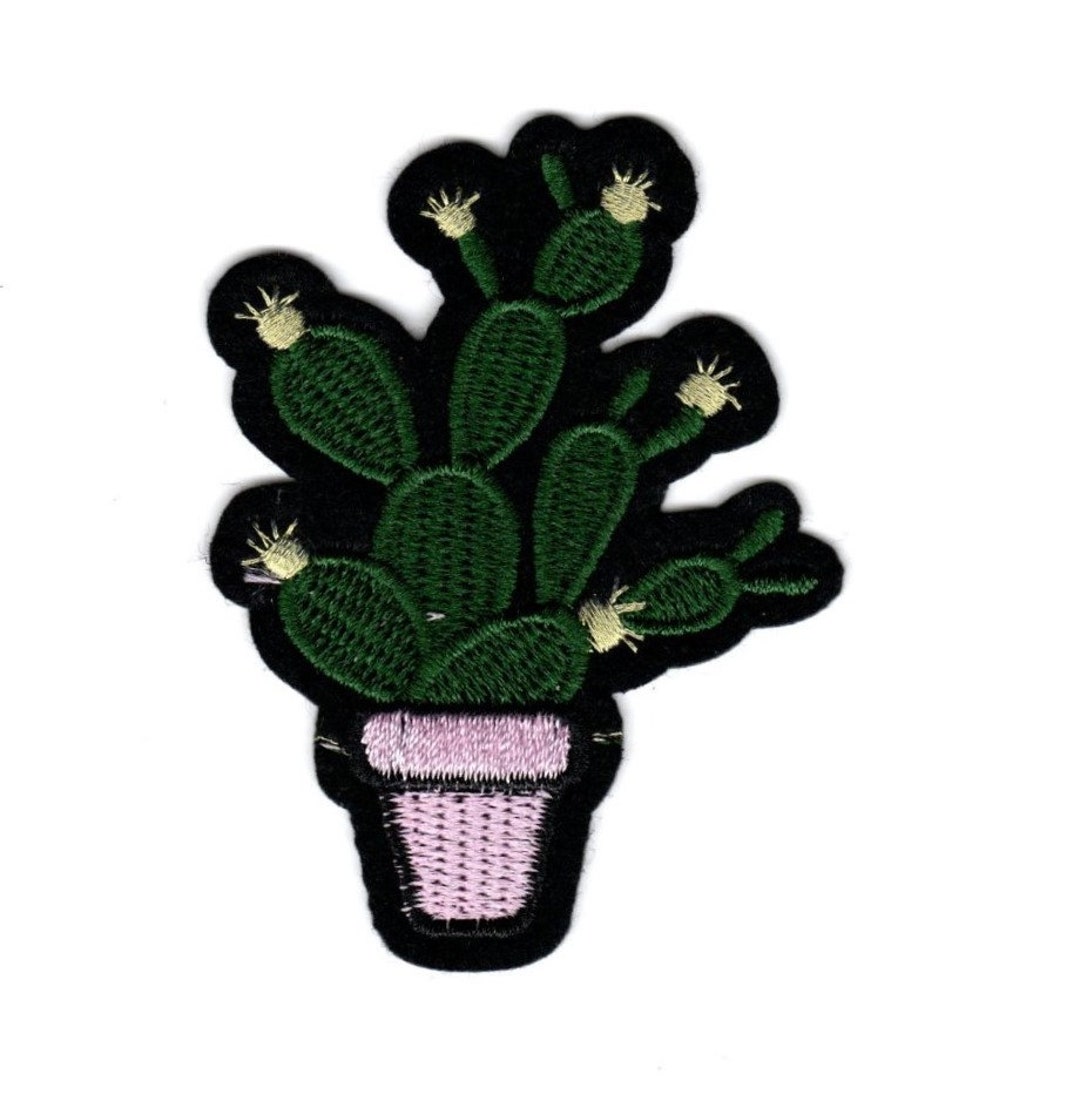 Cactus Plant Nopal Succulent Plant Patch Cacti Badge DIY - Etsy