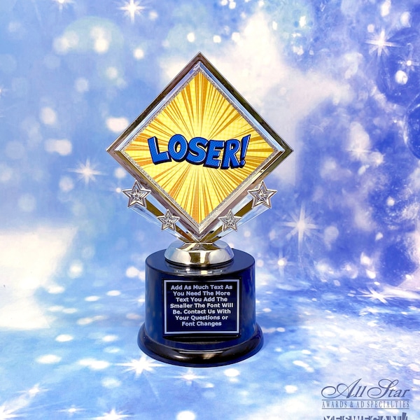 Last Place Award - Etsy