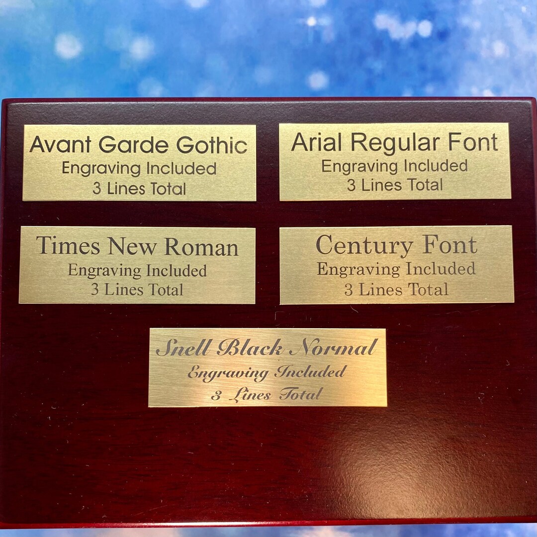 1x3 Brass Metal Plate With Tape for Custom Text, Commemorative Plate ...