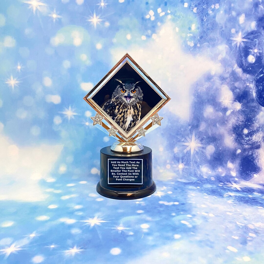 Owl Trophy Free Engraving, Winner, Great, Sports, Best, Champion ...