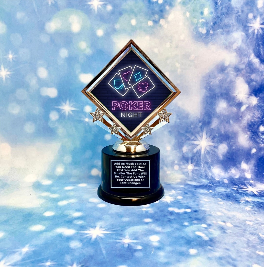 Poker Night Trophy Free Engraving, Best Party, Gamer, Best Game ...
