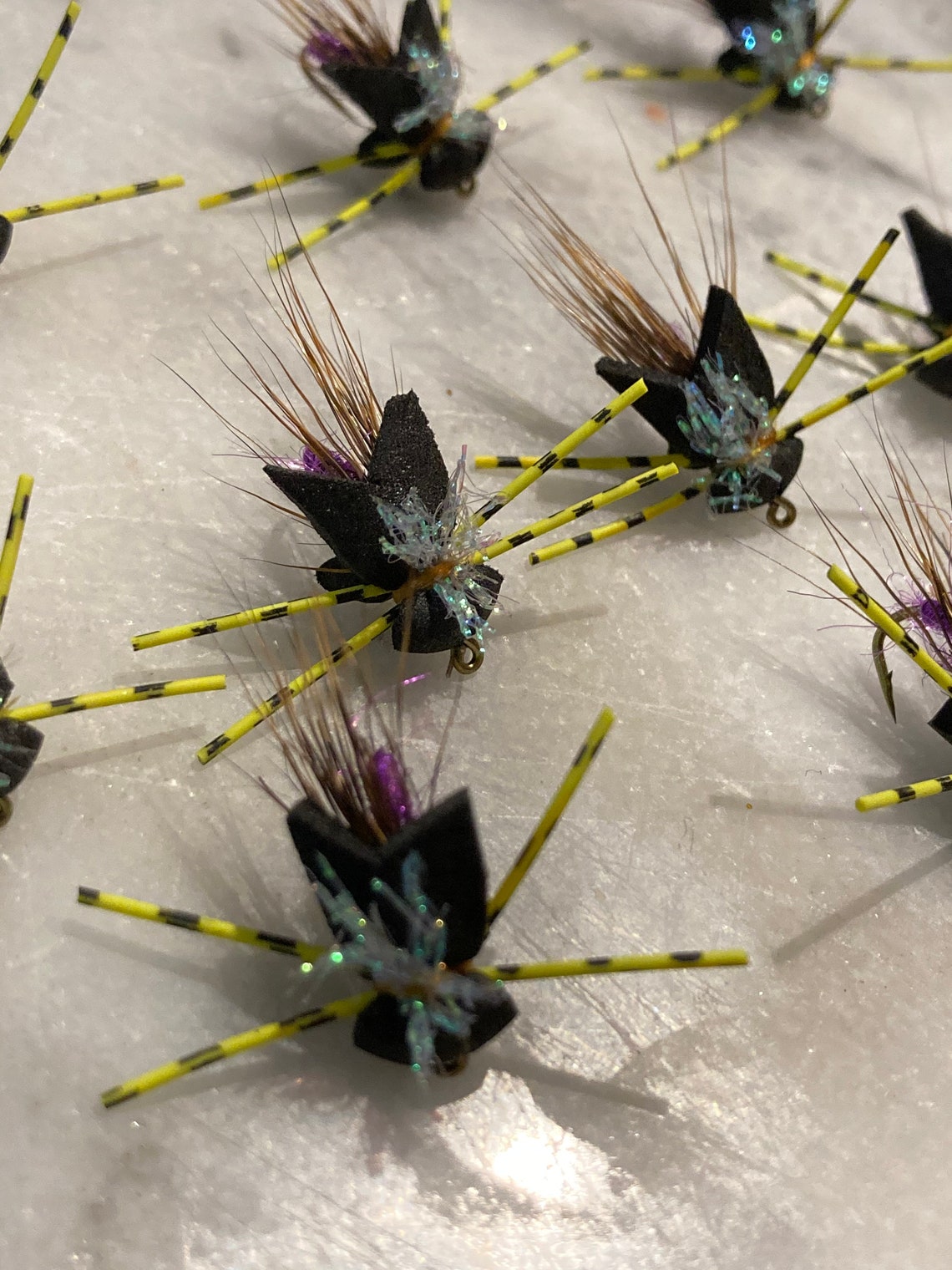 Cicada Pattern Dry Fly 5 Pack - Etsy
