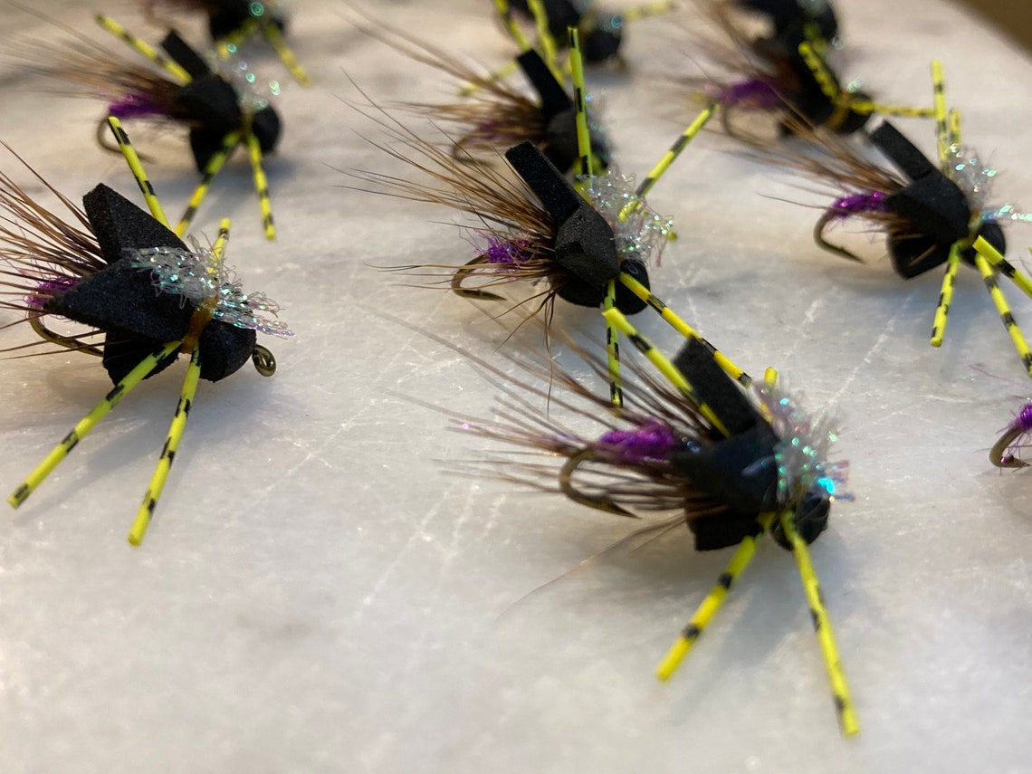 Cicada Pattern Dry Fly 5 Pack - Etsy
