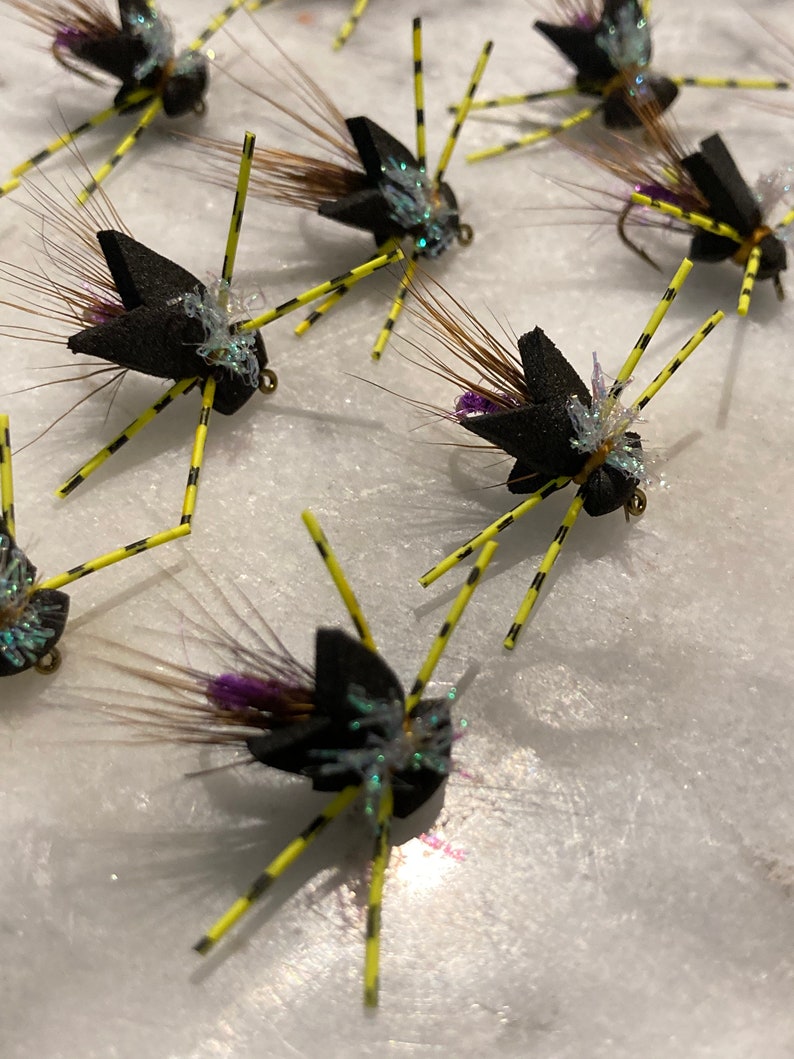 Cicada Pattern Dry Fly 5 Pack - Etsy