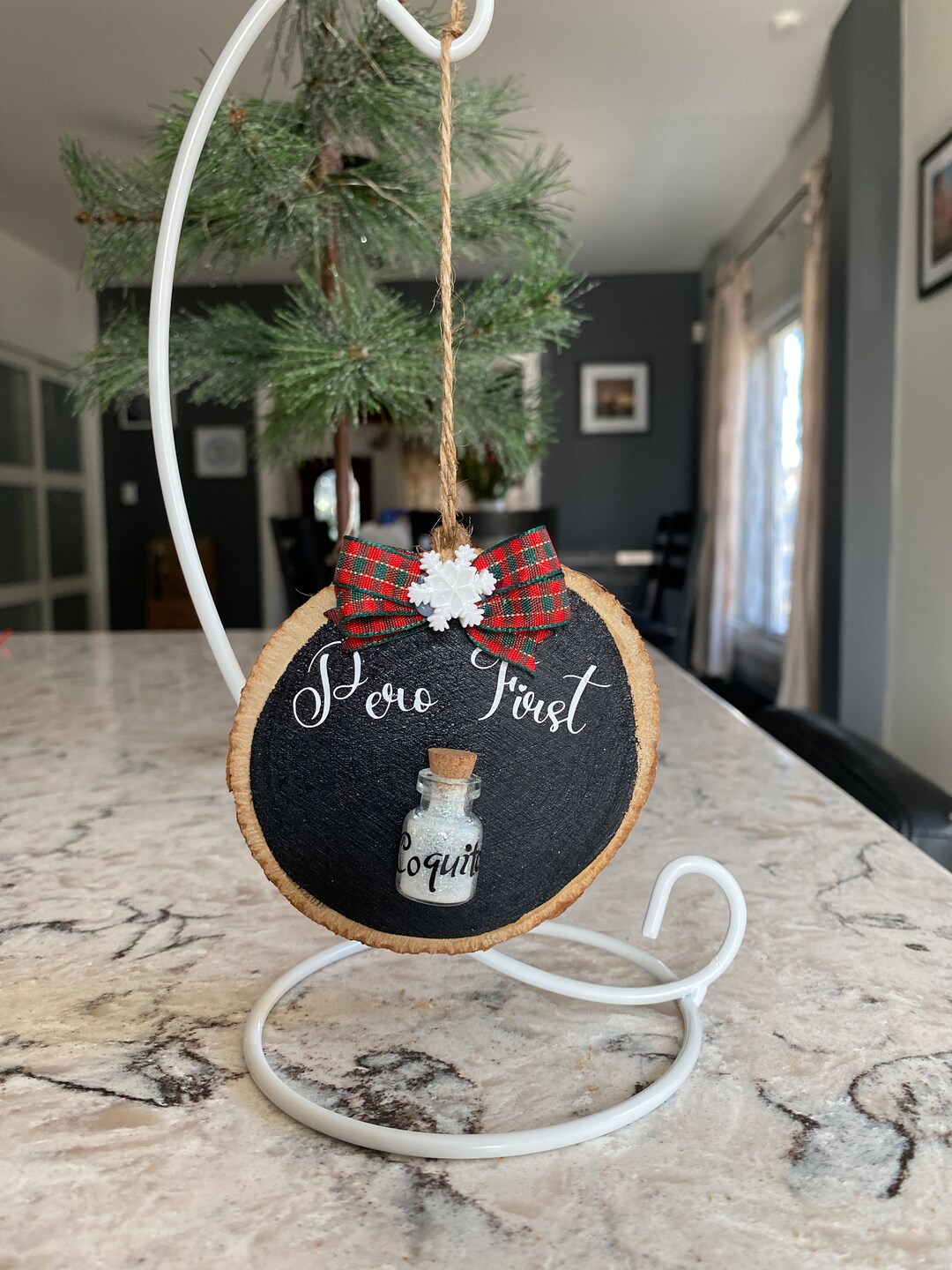 Festive Boricua Coquito Christmas Tree Ornament – Puerto Rican Holiday ...