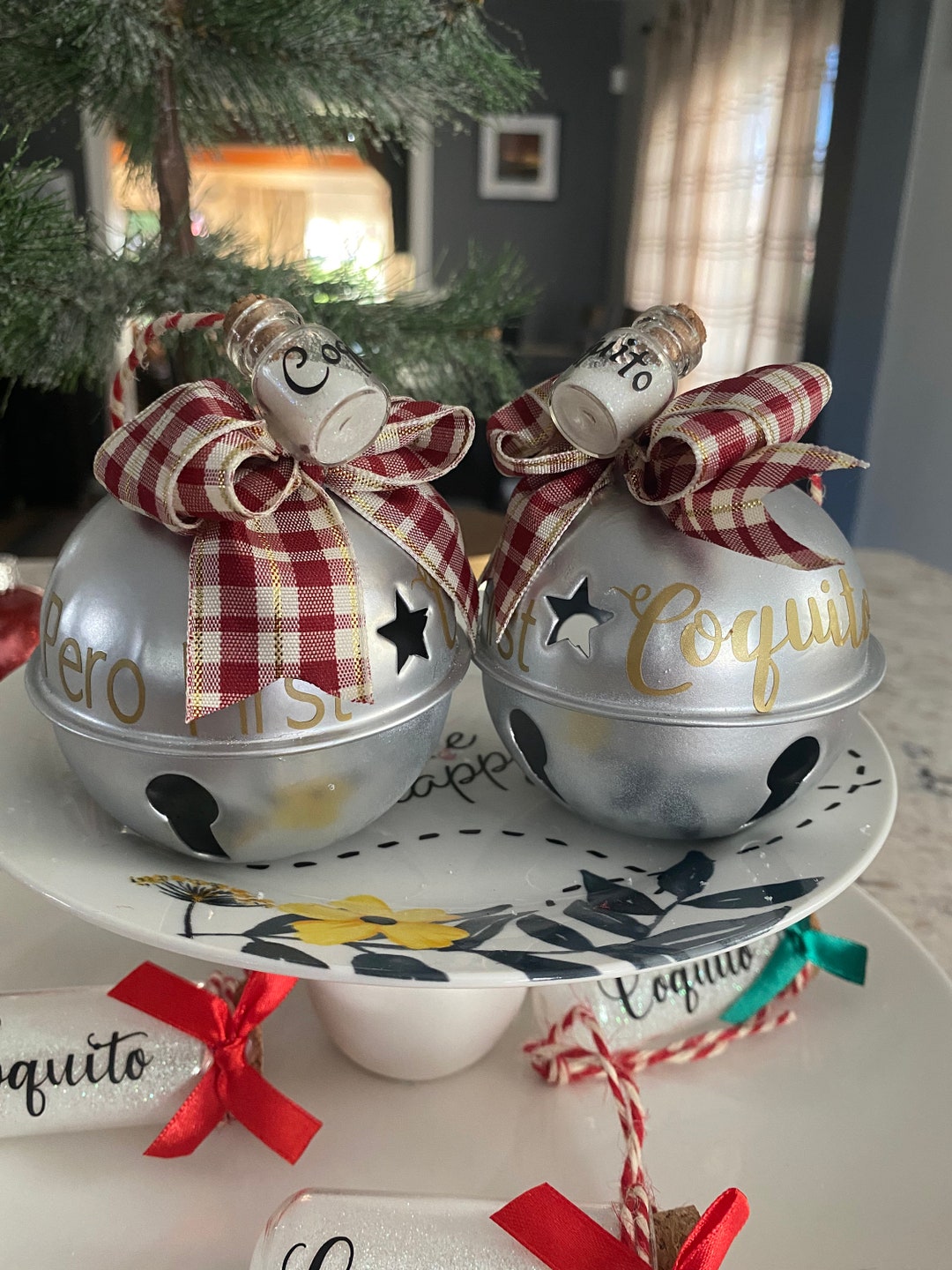 Festive Boricua Coquito Christmas Tree Ornament – Puerto Rican Holiday ...