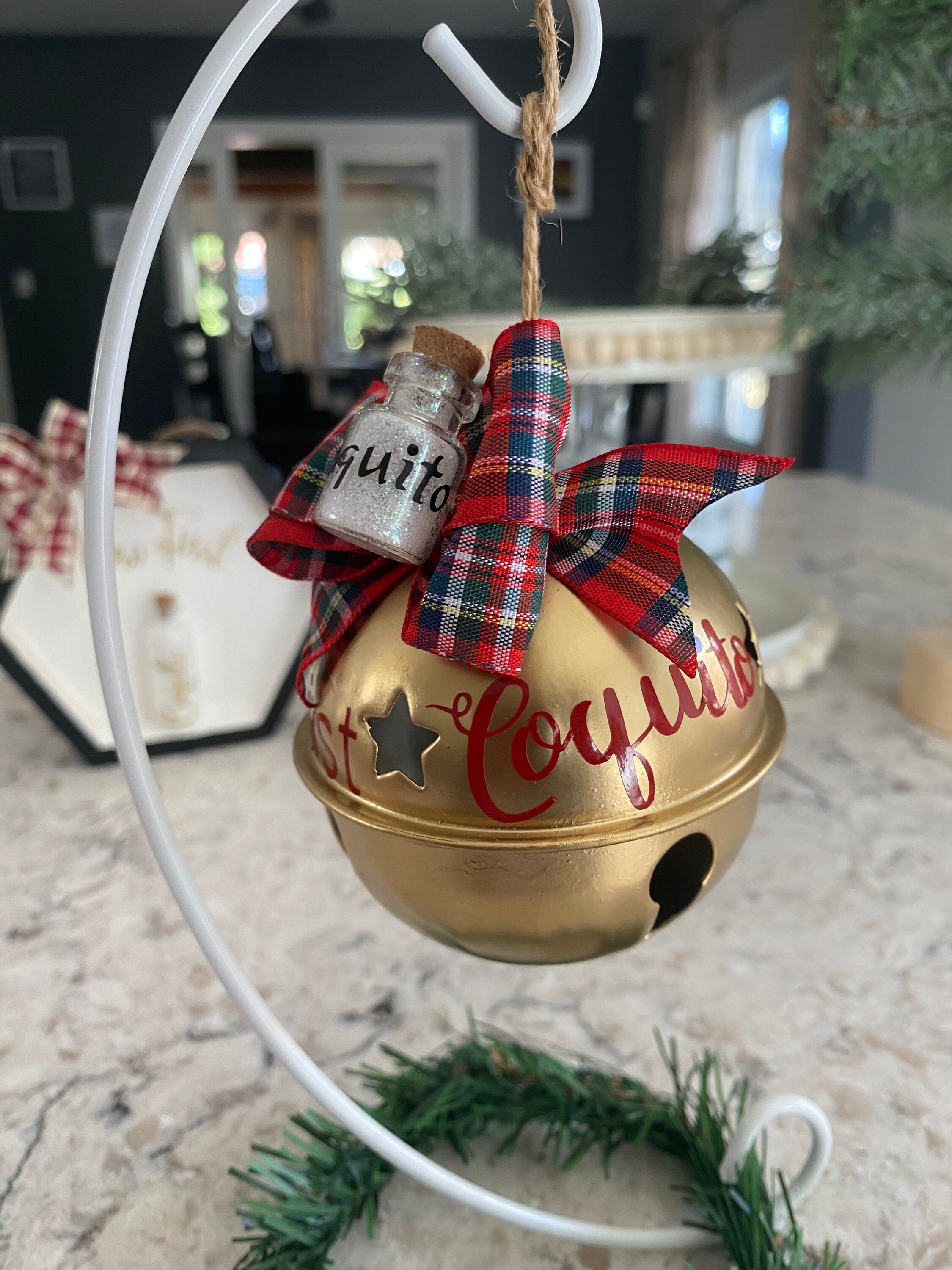 Festive Boricua Coquito Christmas Tree Ornament – Puerto Rican Holiday ...